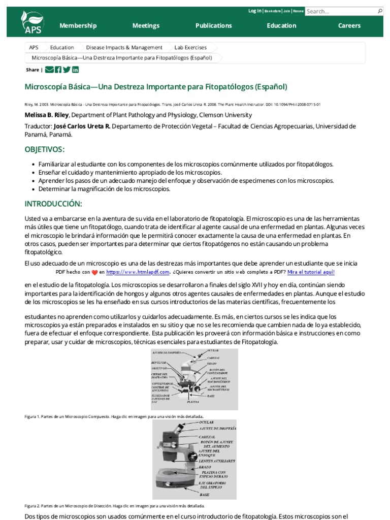 Curso Basico Microscopia 2021 | PDF | Resolución angular | Refracción