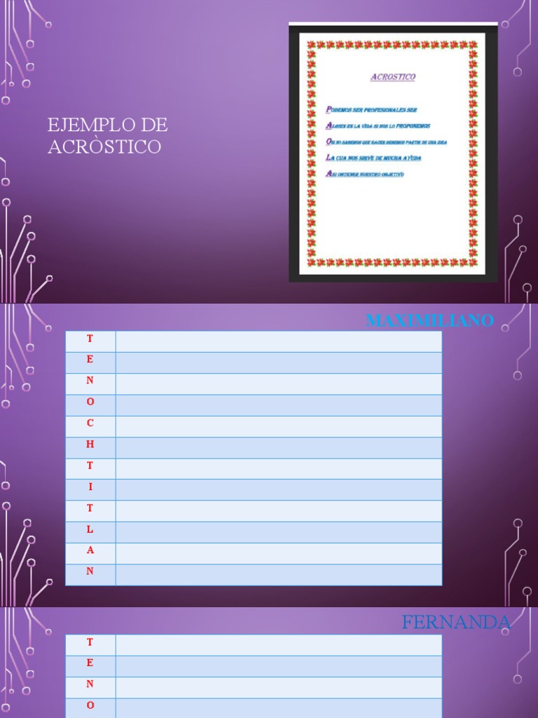 2do.a ACROSTICO | PDF