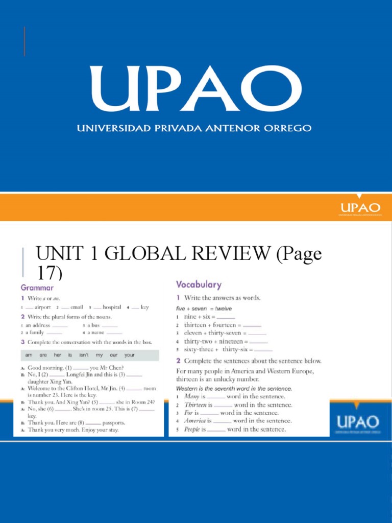 Session 5 Unit 2 When and Where Practice | PDF