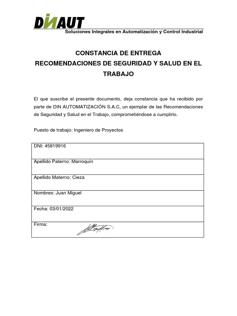 Entrega de Recomendaciones de Seguridad | PDF