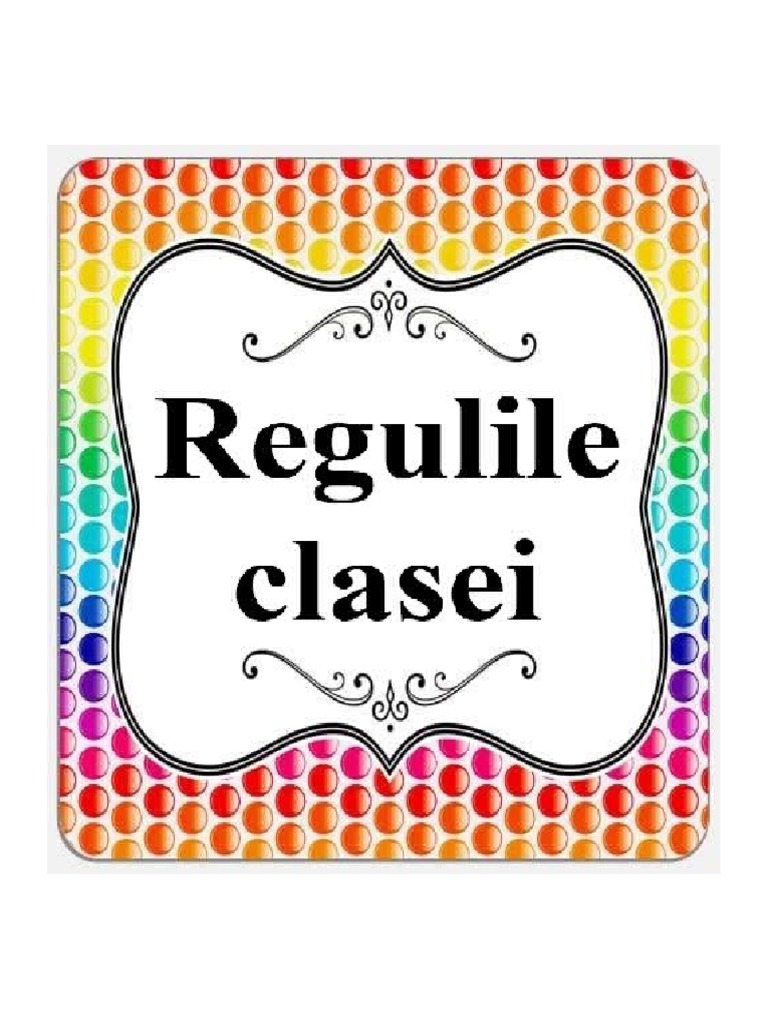 # Regulile Clasei # | PDF