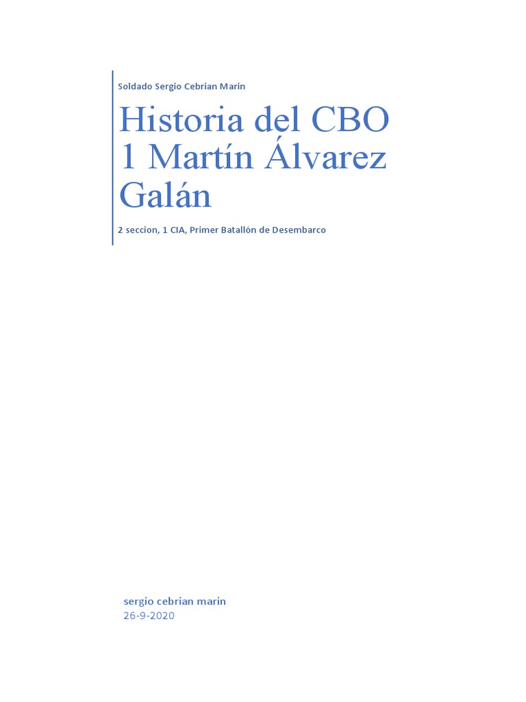Martin Alvarez Galan | PDF | Militar | Guerra