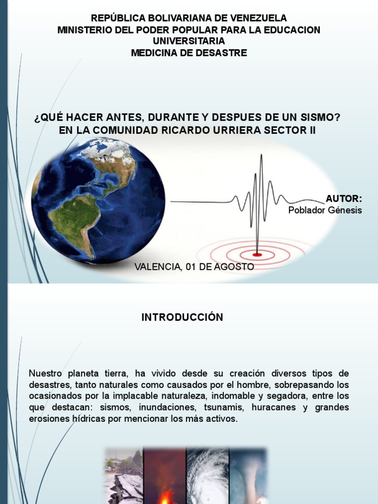 Medicinadeldesastre 100910181544 Phpapp01 | PDF | Temblores | Sismología
