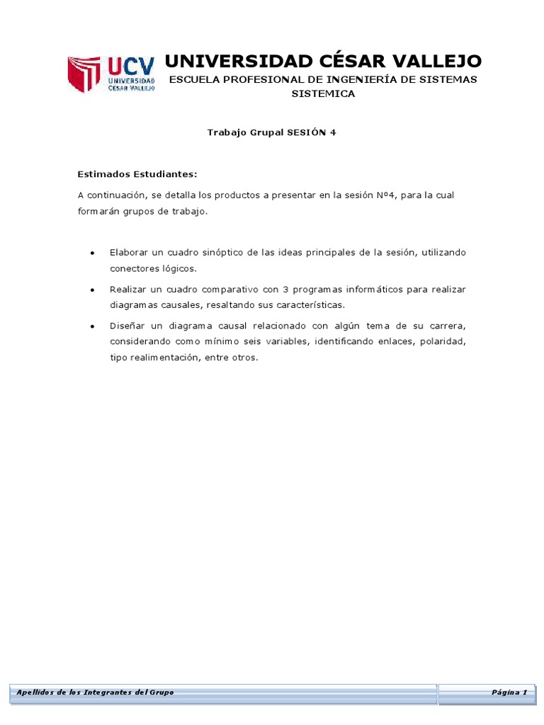 Trabajo Grupal Sesión 4 | PDF | Informática