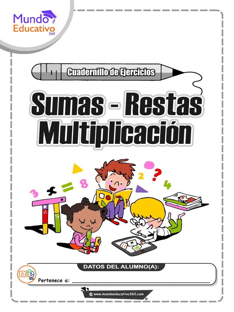 Cuaderno Con Ejercicios de Sumas, Restas y Multiplicacion (1) | PDF