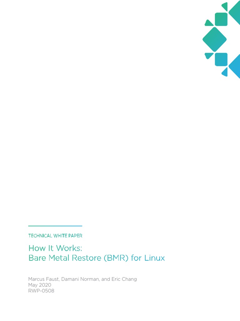How It Works Bare-Metal BMR For Linux | PDF | Booting | Backup