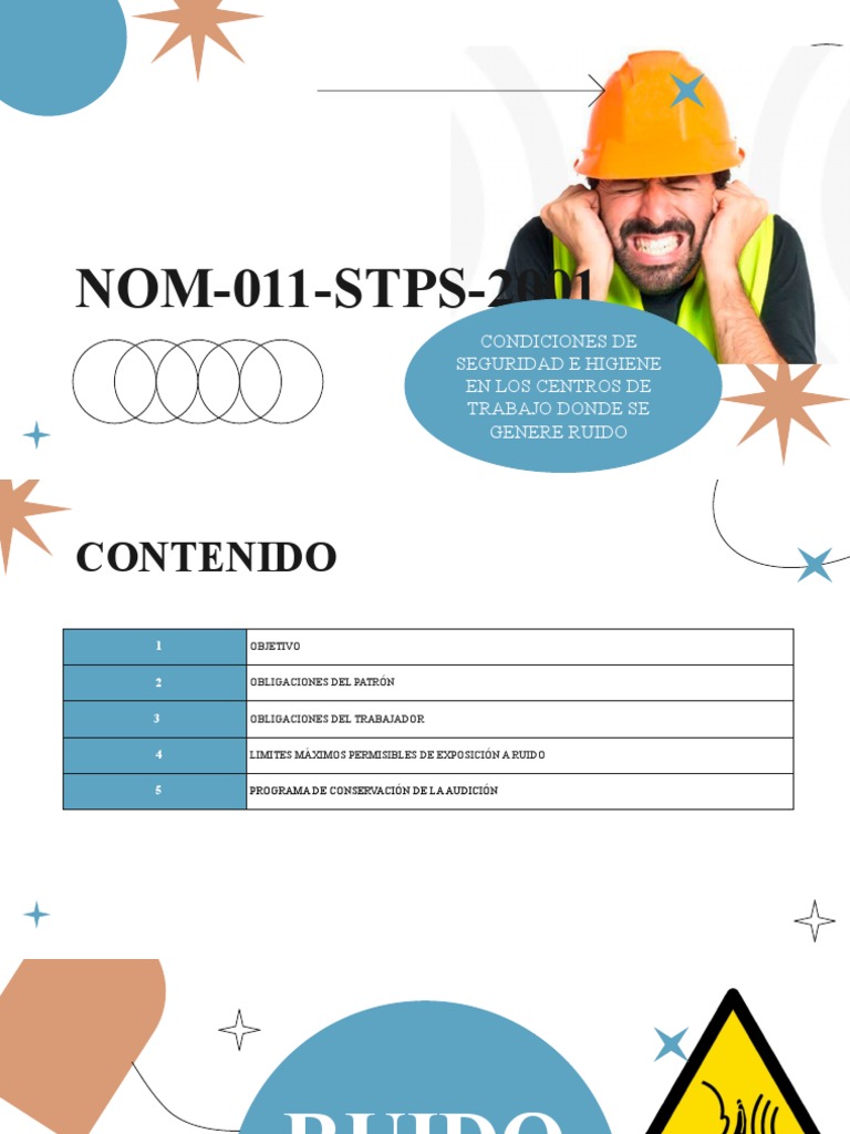 Conservación de la Audición: NOM-011-STPS | PDF | ruido | Decibel