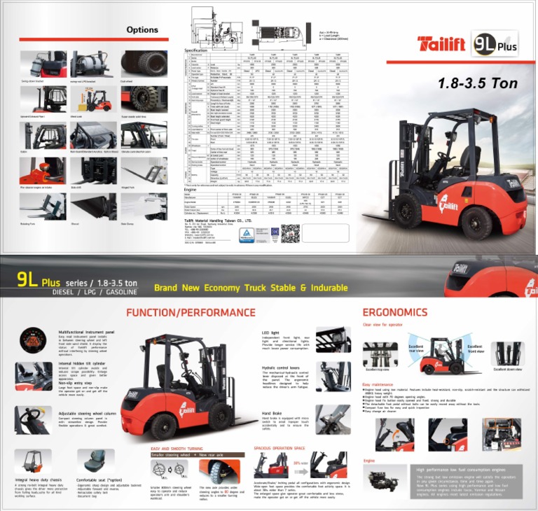 Tailift 1.3-1.8 9l-Plus | PDF