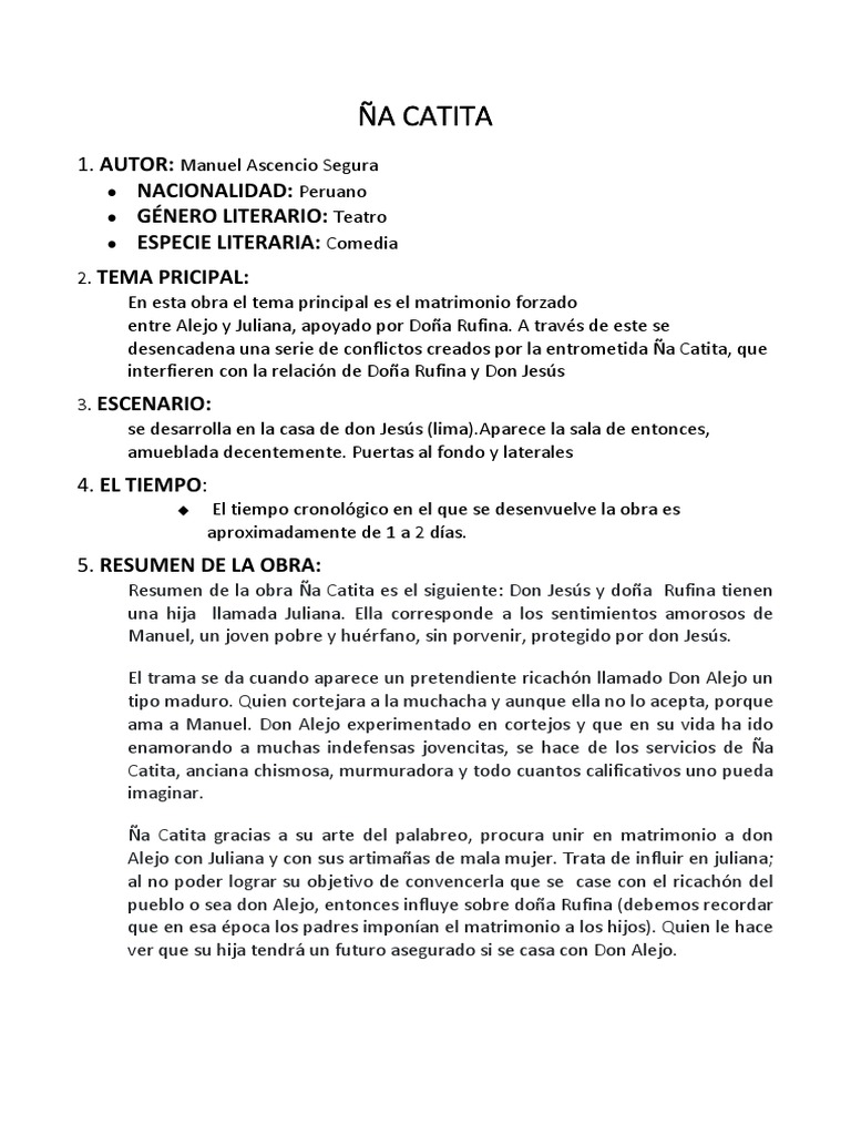 Ña Catita | PDF