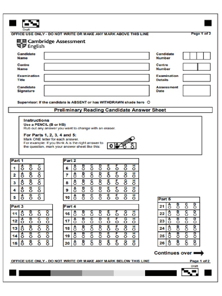 Answer Sheet Pet 2020 PDF Free | PDF