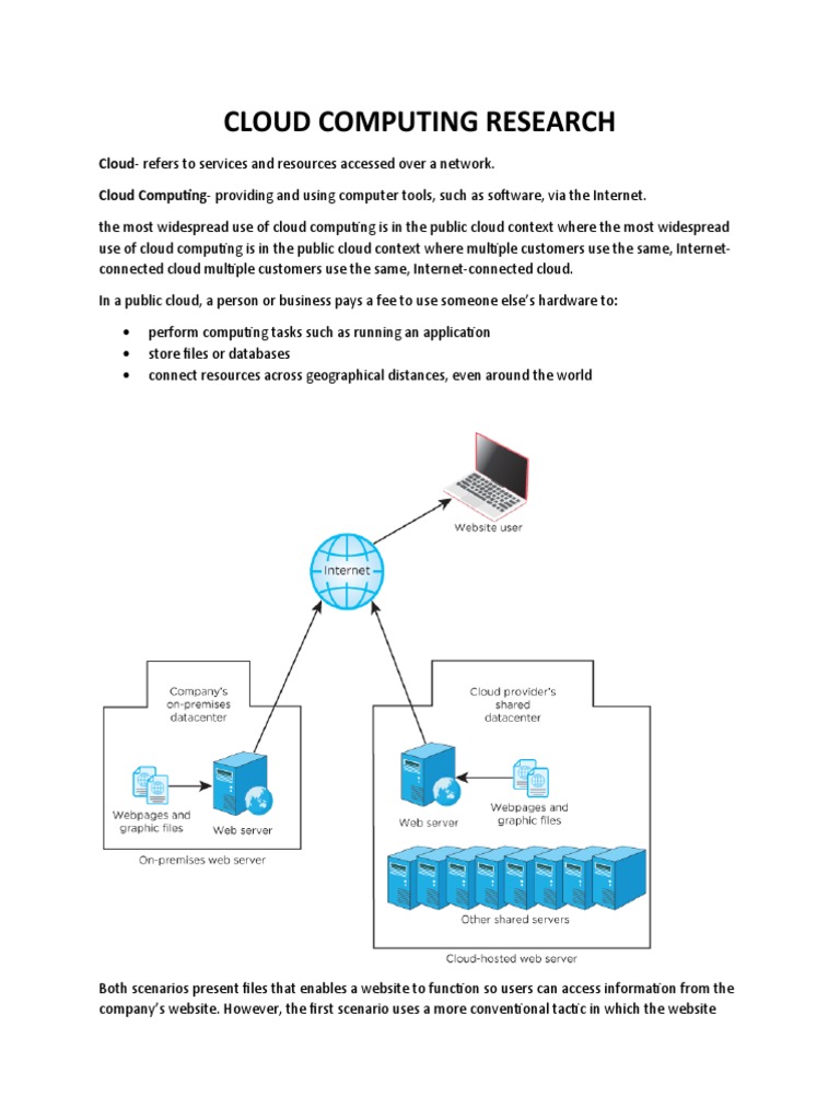 Cloud Computing Research Pdf Cloud Computing Software As A Service