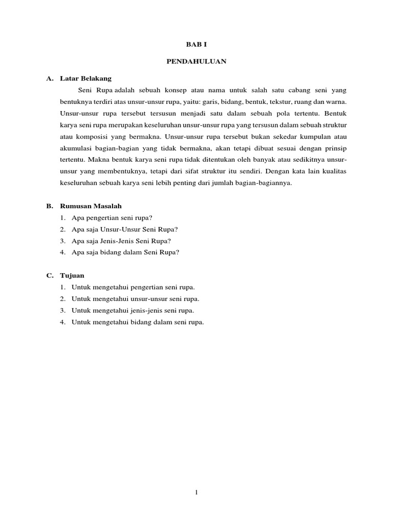 Makalah Seni Rupa | PDF