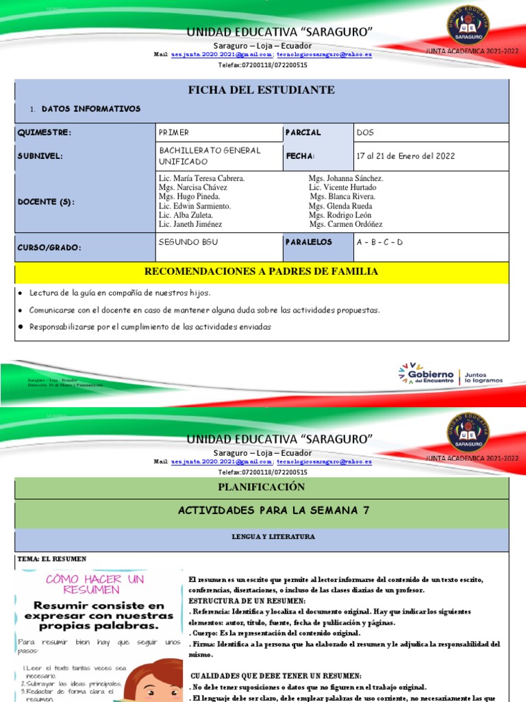 Ficha Disciplinar 2do Bgu Semana 7 | PDF | Cruzadas | imperio Bizantino