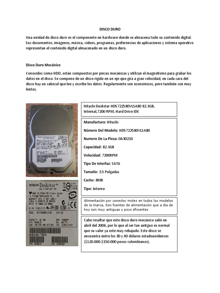 Disco Duro | PDF