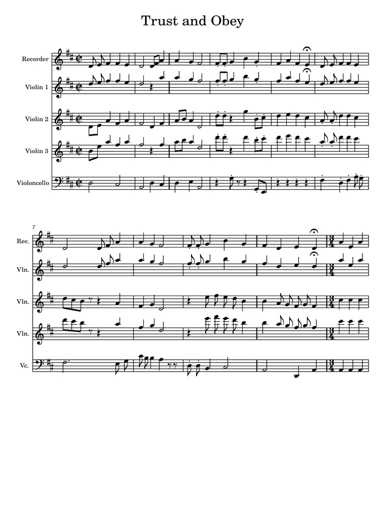 Trust and Obey | PDF