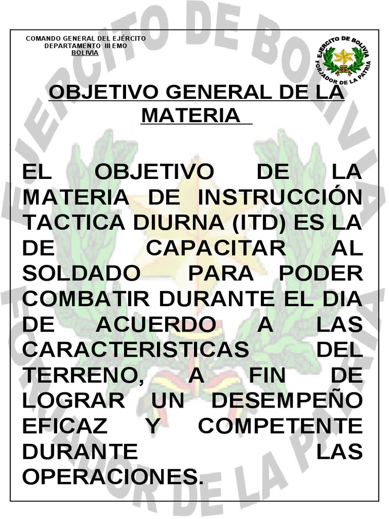 ITD 1-12 Col Mil | PDF | Bolivia | Camuflaje