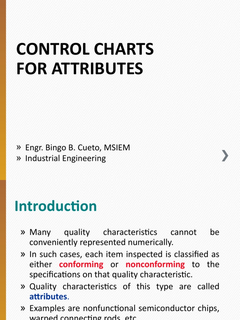 4 - Control Charts For Attributes | Download Free PDF | Sampling ...