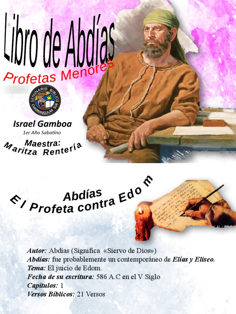 Exposicion Del Libro de Abdias | PDF | Contenido bíblico