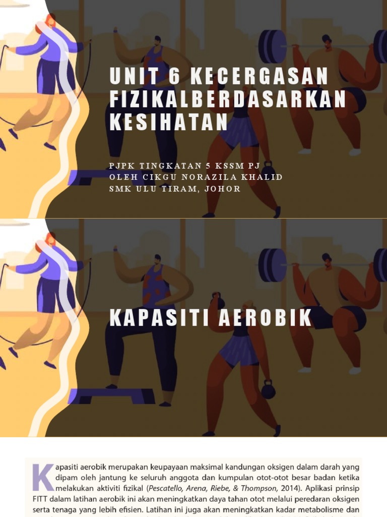 PJPK T5 KSSM Unit 6 Kecergasan FizikalBerdasarkan Kesihatan PJ Zila | PDF