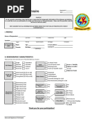 Youth Profile Form: Office of The Sangguniang Kabataan | PDF | Career ...