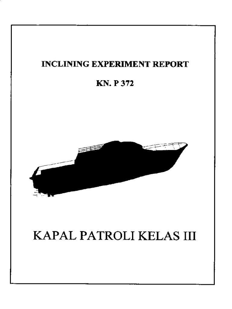 Inclining Kn. P 372 | PDF