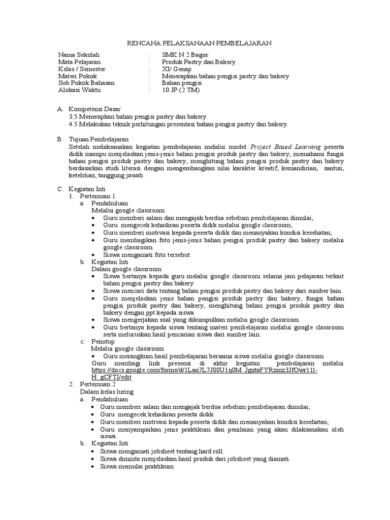 RPP 3.5 Daring Luring | PDF