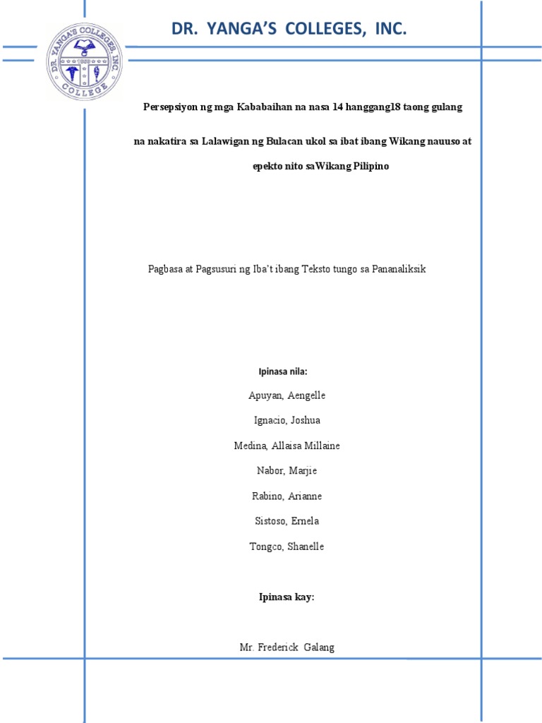 Pagpag Chapter1 Group3 | PDF