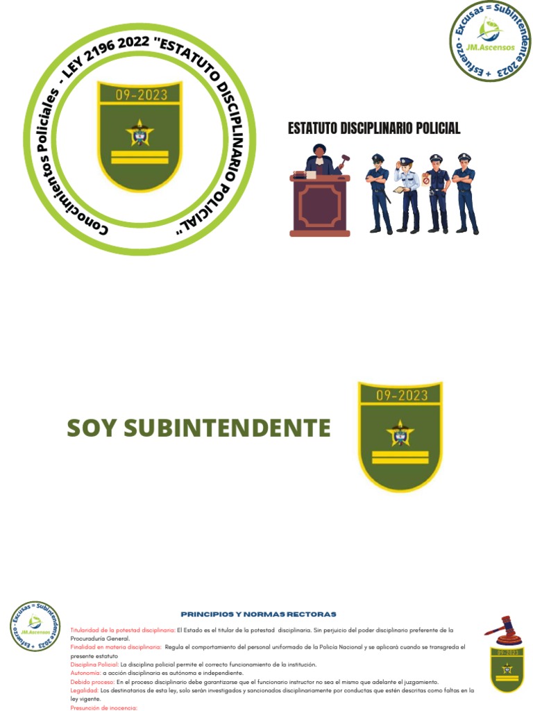 Ley 2196 2022 | PDF | Disciplinas | Policía