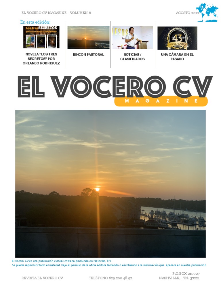El Vocero Agosto | PDF | Oración | Jesús