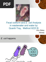 BAM Chapter 4. Enumeration of Escherichia Coli and The Coliform ...