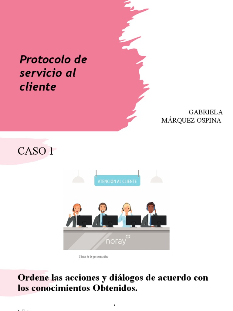 Protocolo Del Servicio Al Cliente | PDF