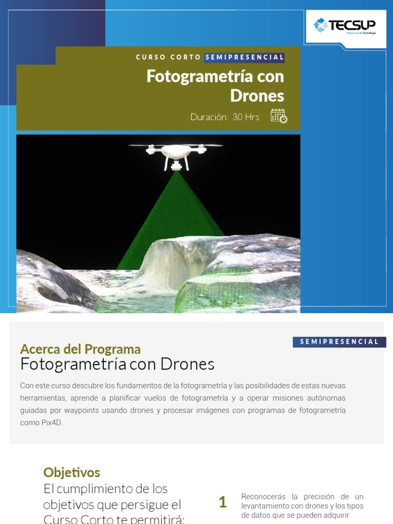 Fotogrametría con drones | PDF