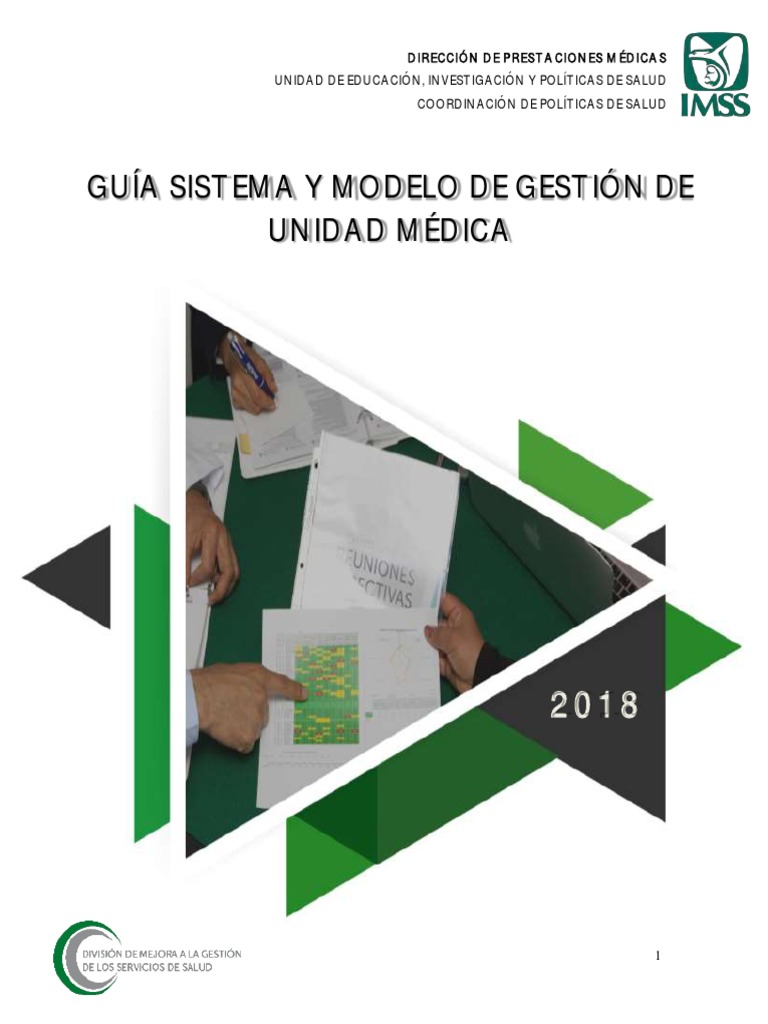 05 Guia Técnica Sistema y Modelo de Gestión Directiva de Unidad Médica ...