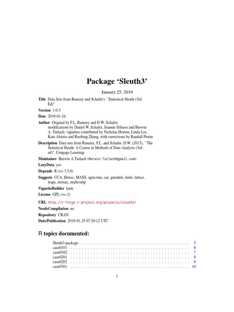 Sleuth 3 | PDF | Motivation | Motivational