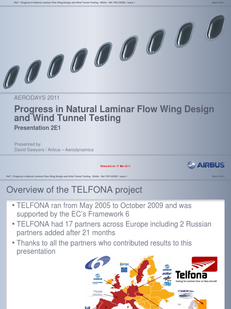 Progress in Natural Laminar Flow Wing Design | PDF | Wind Tunnel | Airfoil