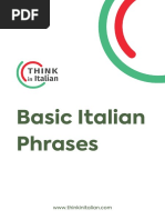 Italian A1 Course Overview and Resources | PDF | Grammar | Italian Language