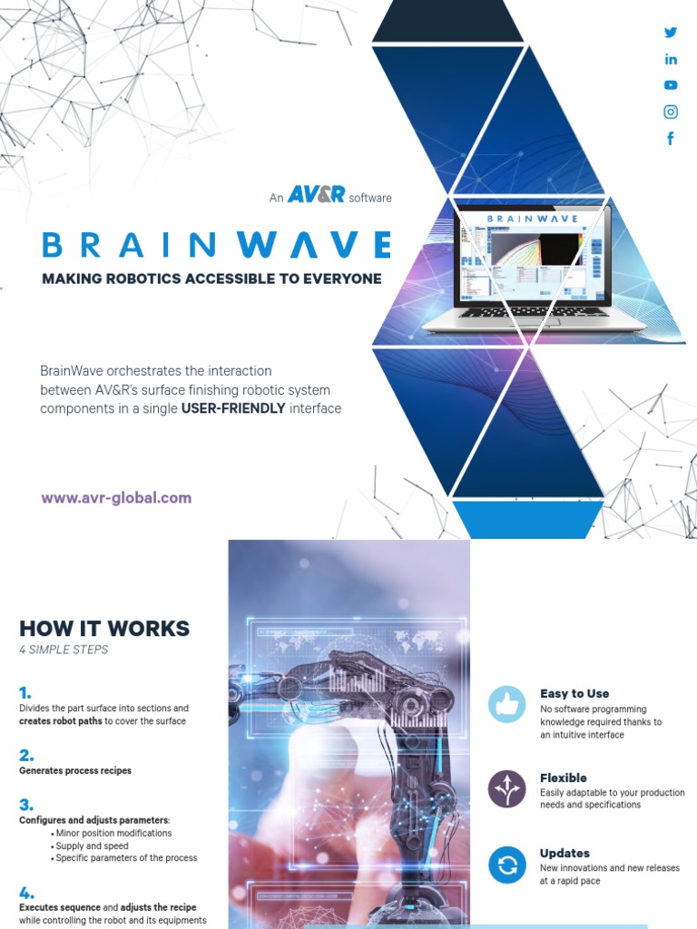 Brochure Brainwave en 2021 LR | PDF | Robotics | Simulation