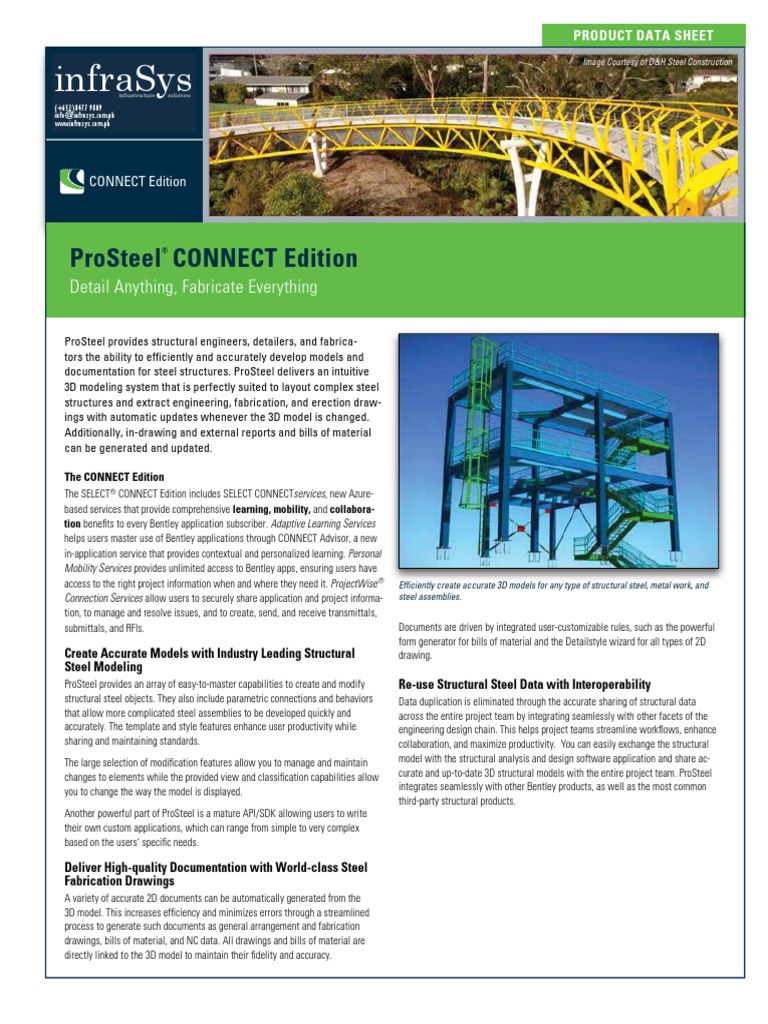 ProSteel Connect Edition | PDF | 3 D Computer Graphics | Microsoft Windows