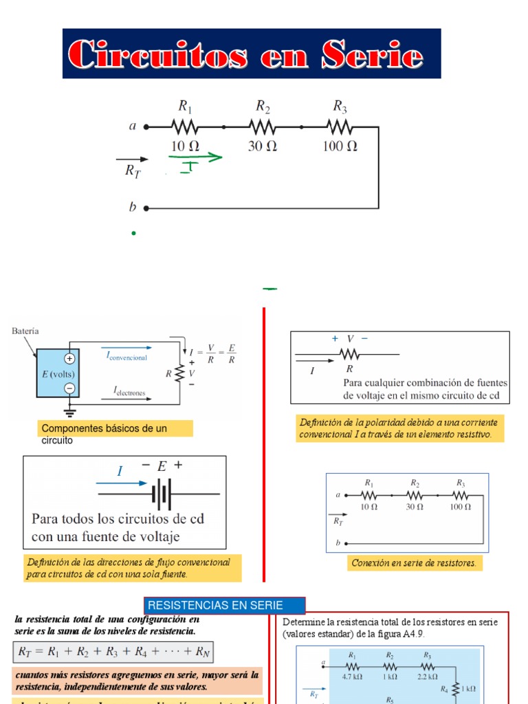 Circuitos Serie-Paralelo Completo | PDF | Resistencia Eléctrica y ...