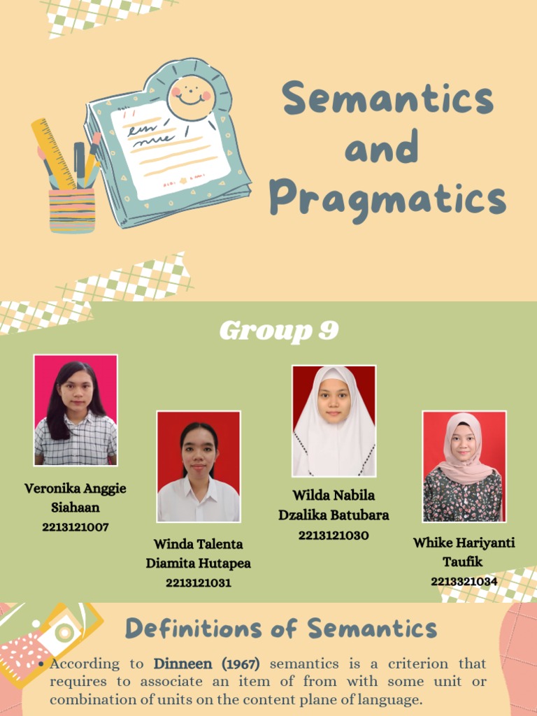 Semantics and Pragmatics | PDF | Linguistics | Grammar