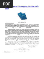 Contoh Laporan Pertanggungjawaban (LPJ) OSIS | PDF | Karier & Perkembangan