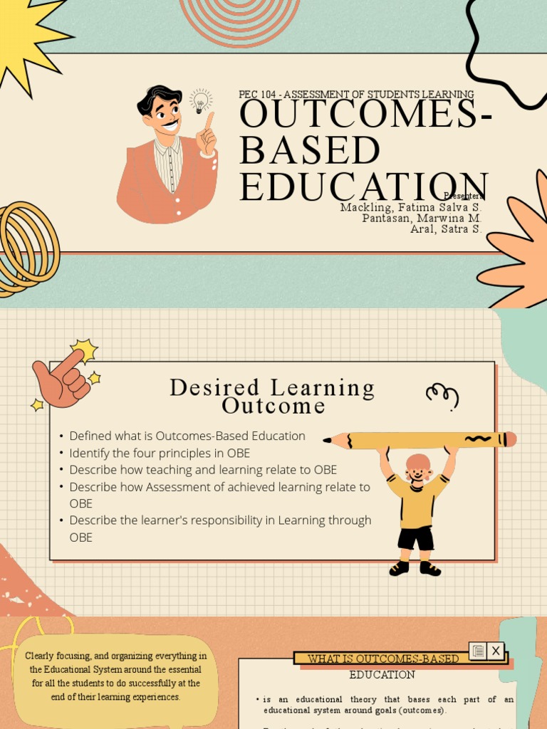 Outcomes-Based Education | PDF | Educational Assessment | Teaching Method Outcomes-Based Education | PDF | Educational Assessment | Teaching Method