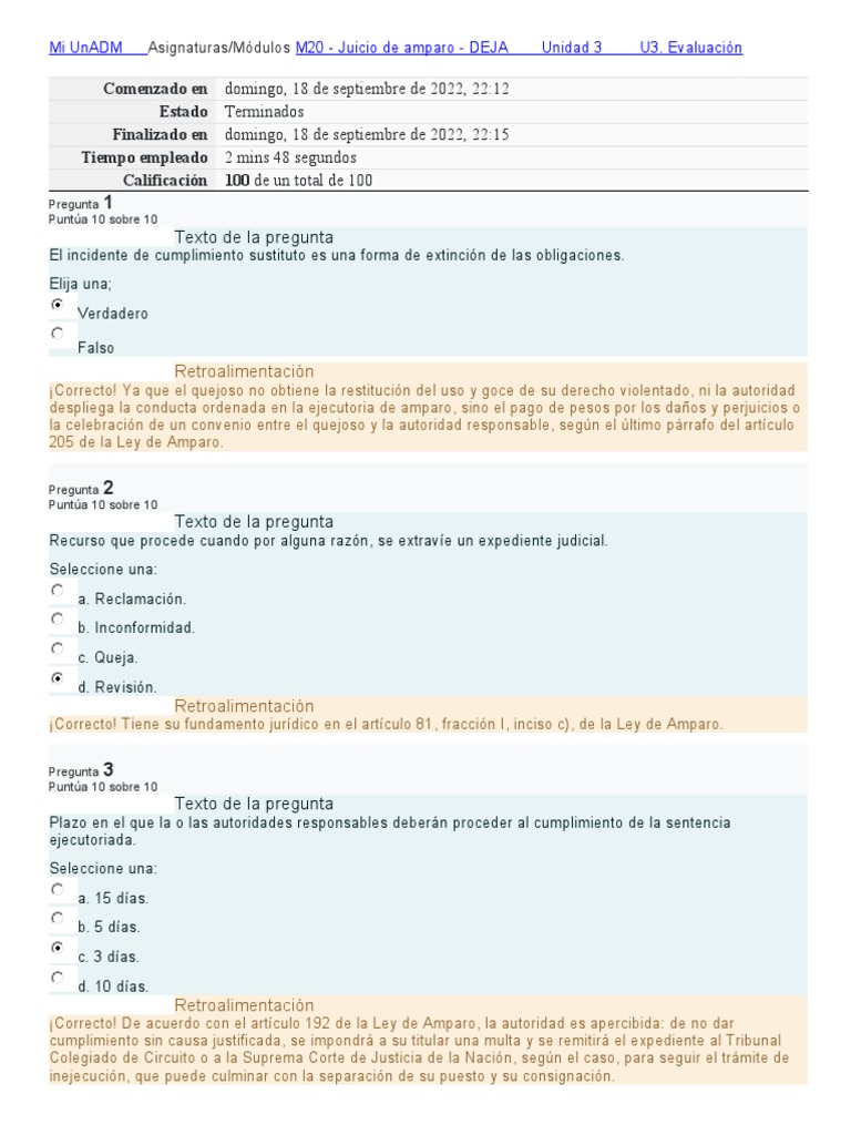 M20 Eval. 3 | PDF | Sentencia (ley) | Ley común