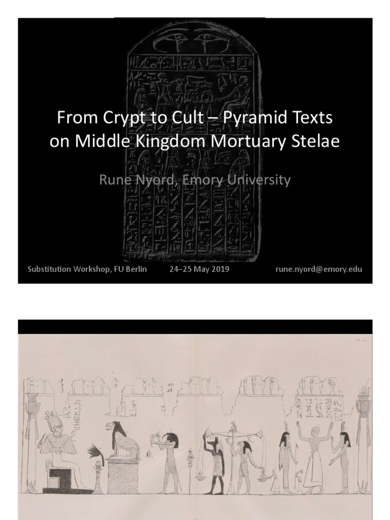 2019 From Crypt To Cult Pyramid Texts On | PDF | Ancient Egypt
