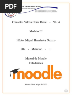 Manual Ambiente de Aprendizaje Virtual CUAM | PDF | Blog | Moodle