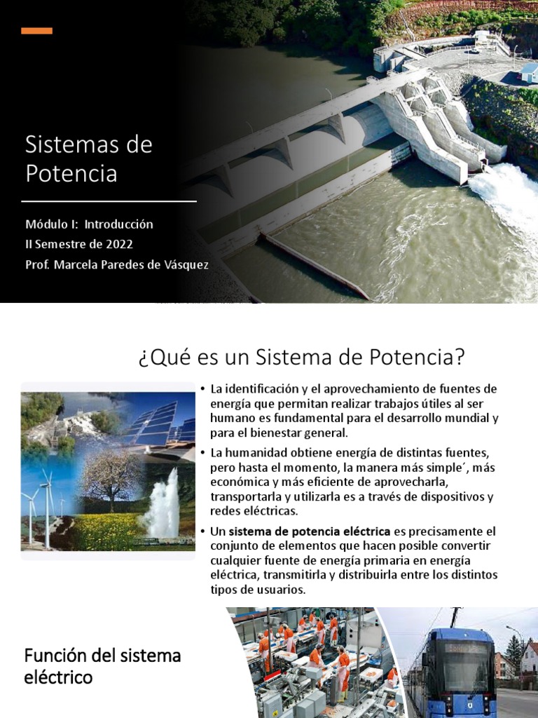 II Sem 22 Sist de Pot 02 Mod I Introducción | PDF | Ingenieria ...
