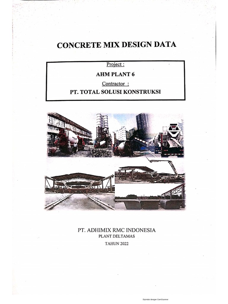 JMF Total Solusi Konstruksi AHM Plant 6 | PDF