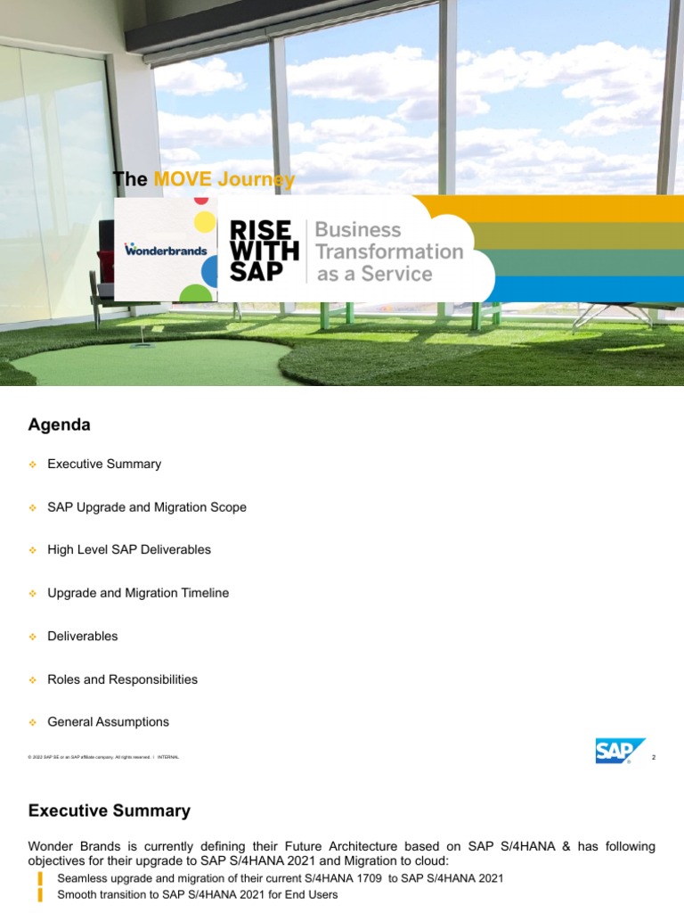Project Plan - RISE Upgrade-Migration With SAP RISE - v02 | PDF ...