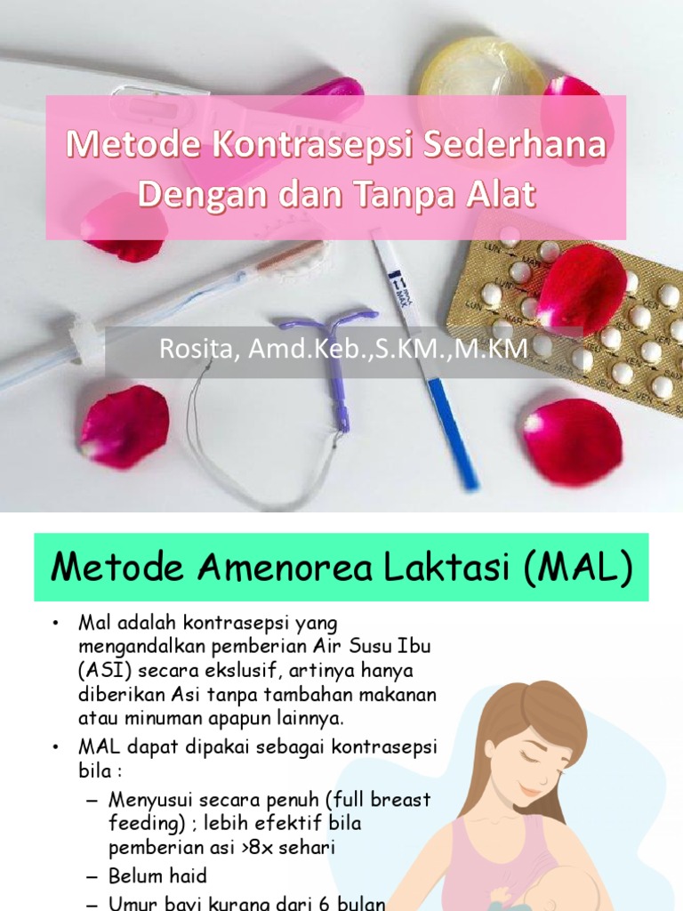 Metode Kontrasepsi Sederhana Dengan Dan Tanpa Alat | PDF