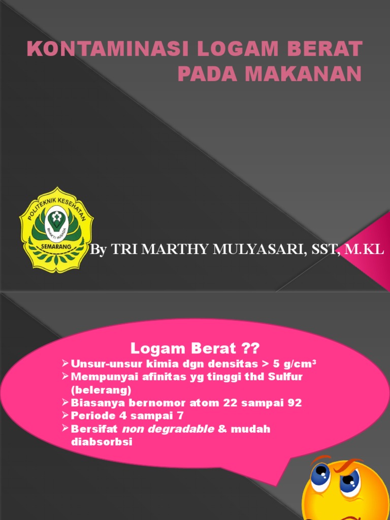 Kontaminasi Logam Berat pada Makanan dan Langkah Mitigasinya | PDF